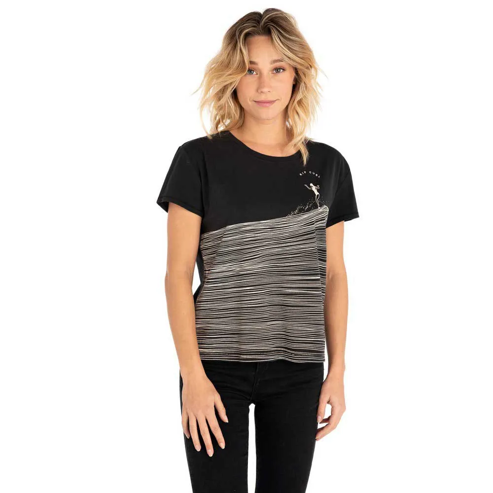 Rip curl Minimalist Wave Cropped Black | Xtremeinn