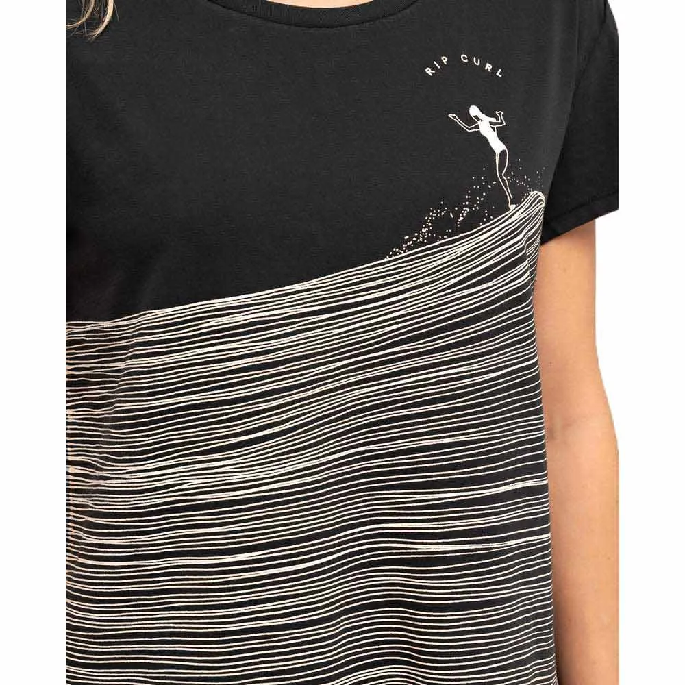 Rip curl Minimalist Wave Cropped Black | Xtremeinn