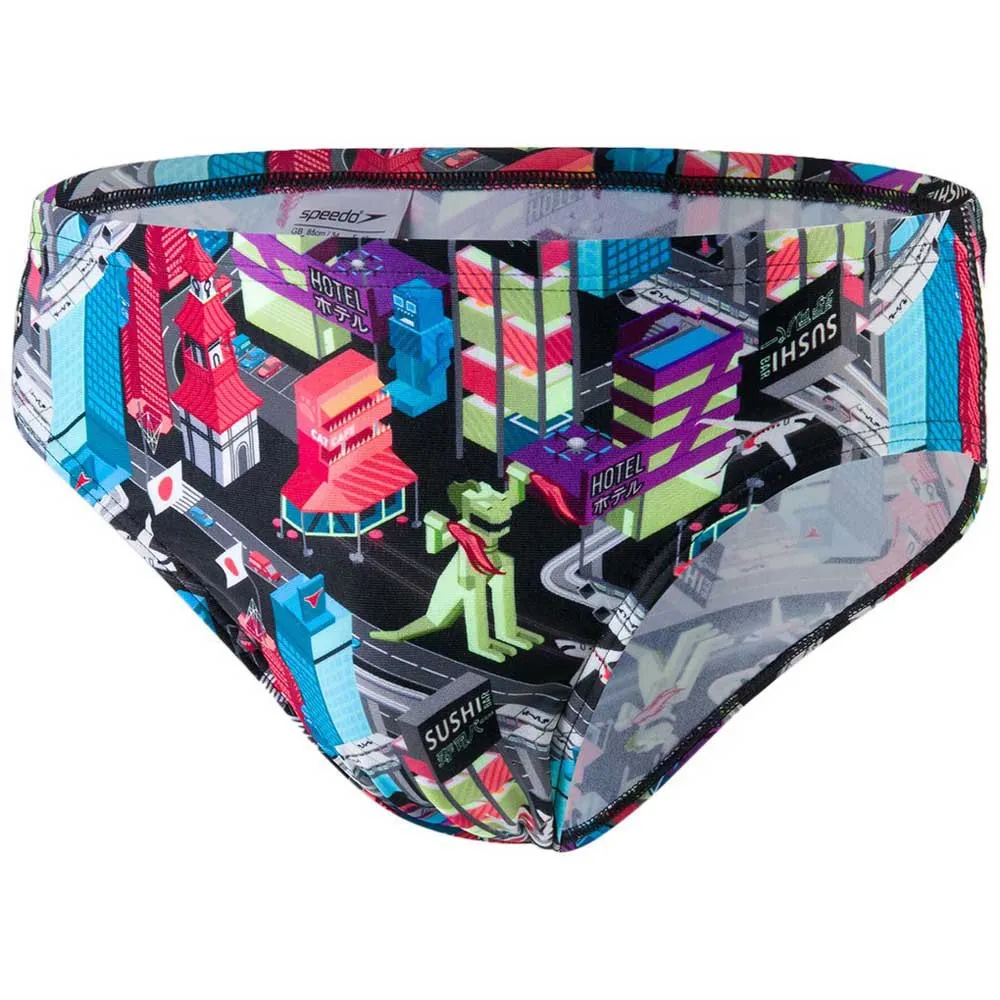 Speedo Dragon Yang Allover 5 cm Colorido | Swiminn