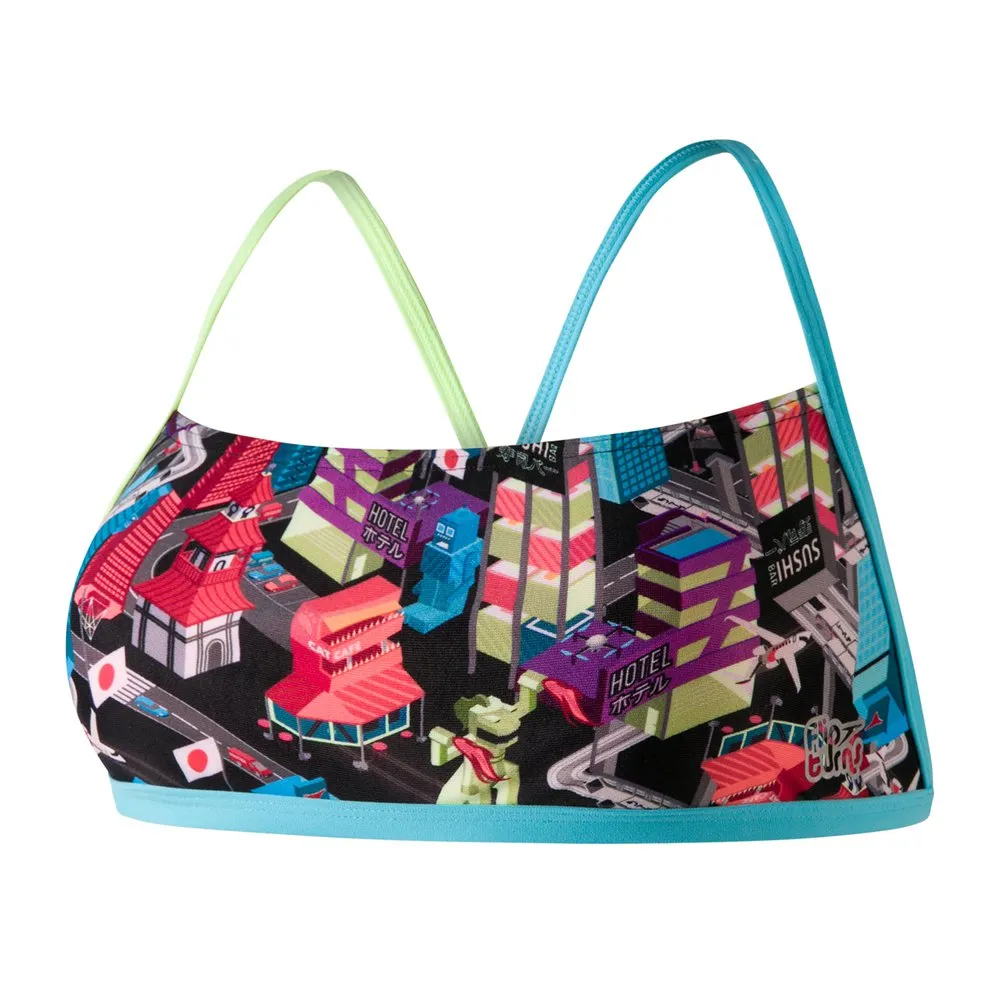 Speedo Dragon Yang Crossback Top Bikini Top Multicolor | Swiminn