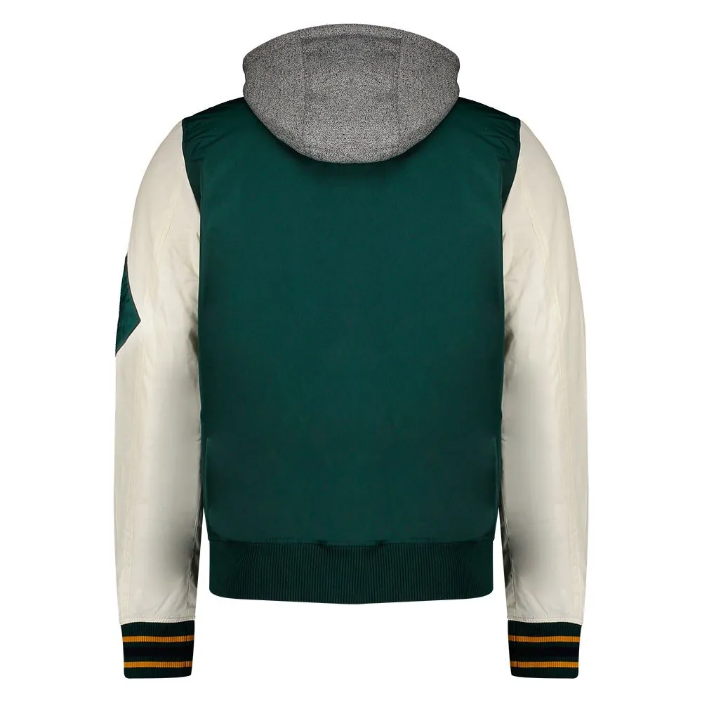 Superdry Varsity Bomber Jacket Green | Dressinn