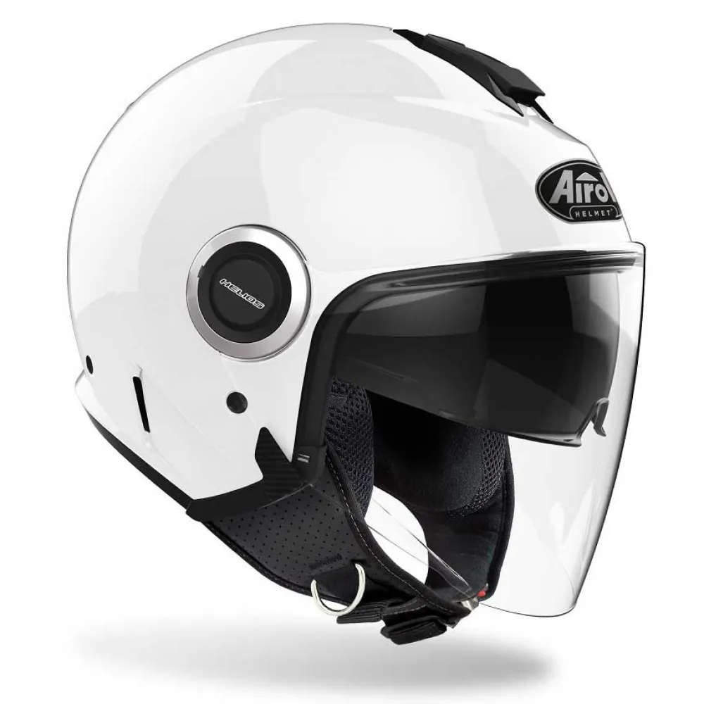 Airoh Casco Jet Helios Color Blanco | Motardinn