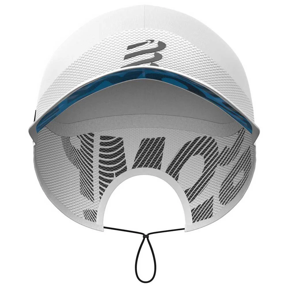 Compressport Pro Racing cap White | Runnerinn