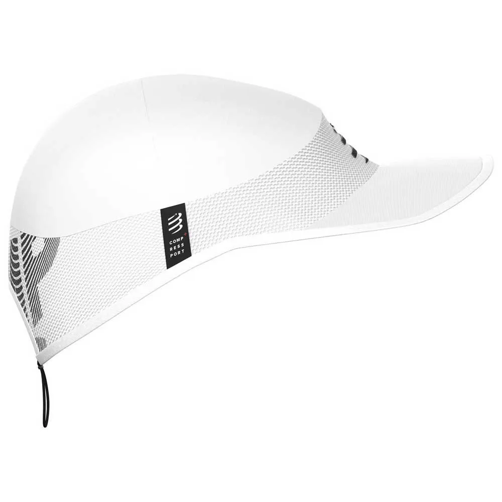 Compressport Pro Racing cap White | Runnerinn
