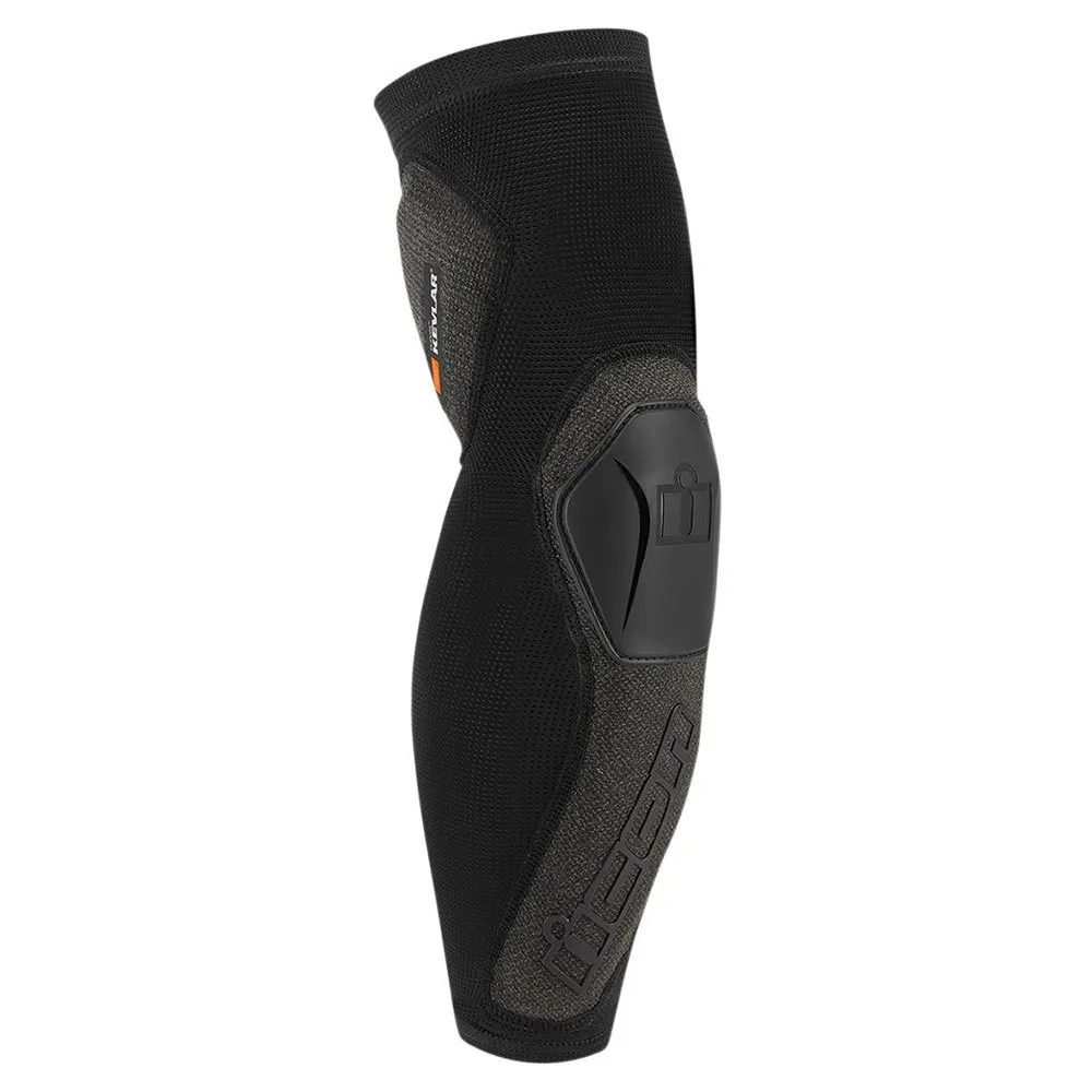 Icon Field Armor Compression Arm elbow guards Black | Motardinn