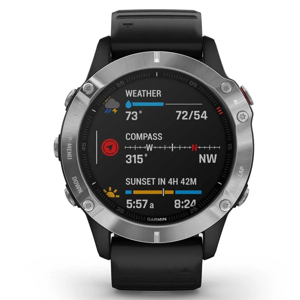 Garmin Fenix 6 Watch, Black | Bikeinn
