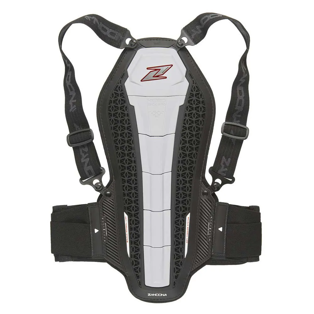 Zandona Hybrid Armour X6 Dorsal protector White | Motardinn