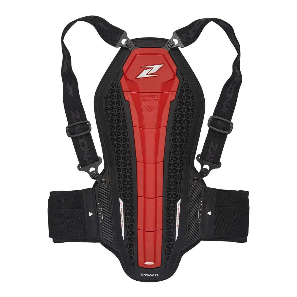 Zandona Hybrid Armour X6 Dorsal protector Red | Motardinn