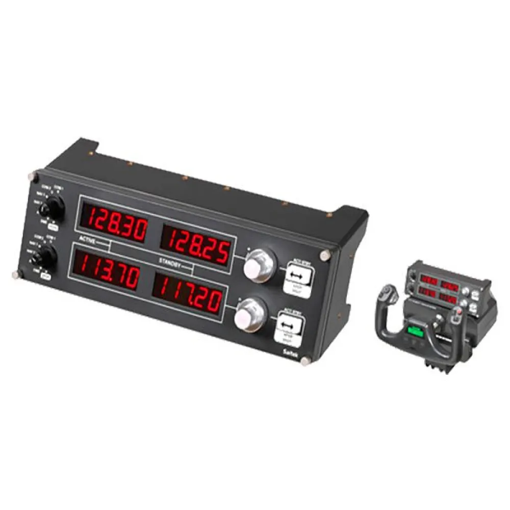 Logitech Panel de radio para PC Saitek Pro Flight Negro | Techinn
