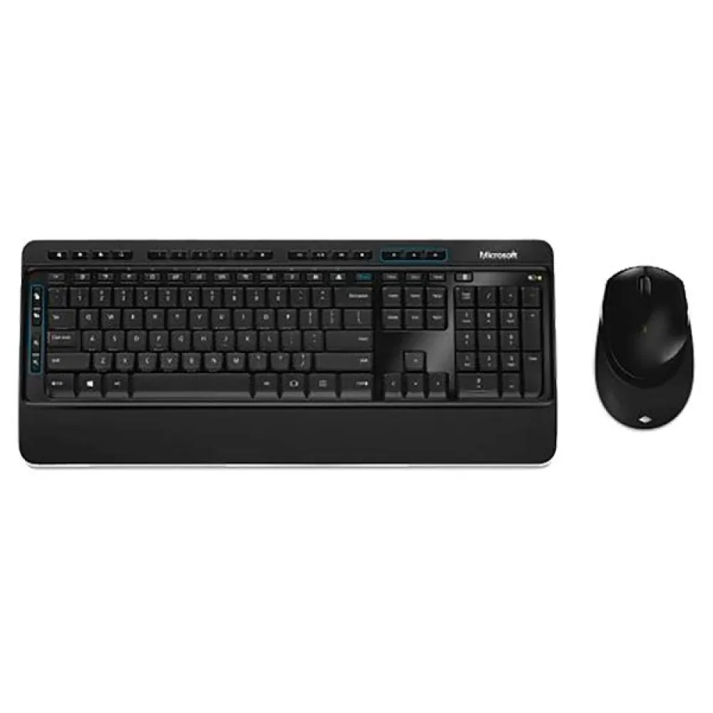 Microsoft 3050 Wireless Keyboard And Mouse Black | Techinn