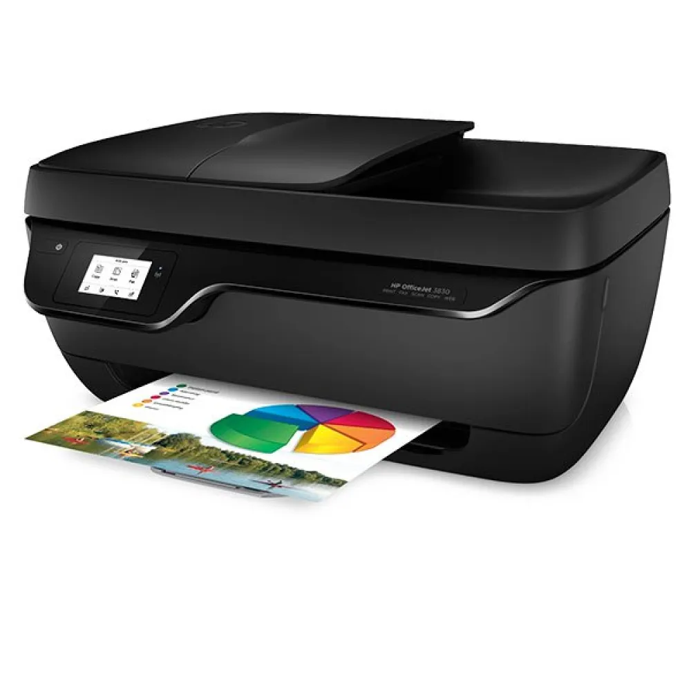 HP OfficeJet 3833 Multifunction Printer Black | Techinn