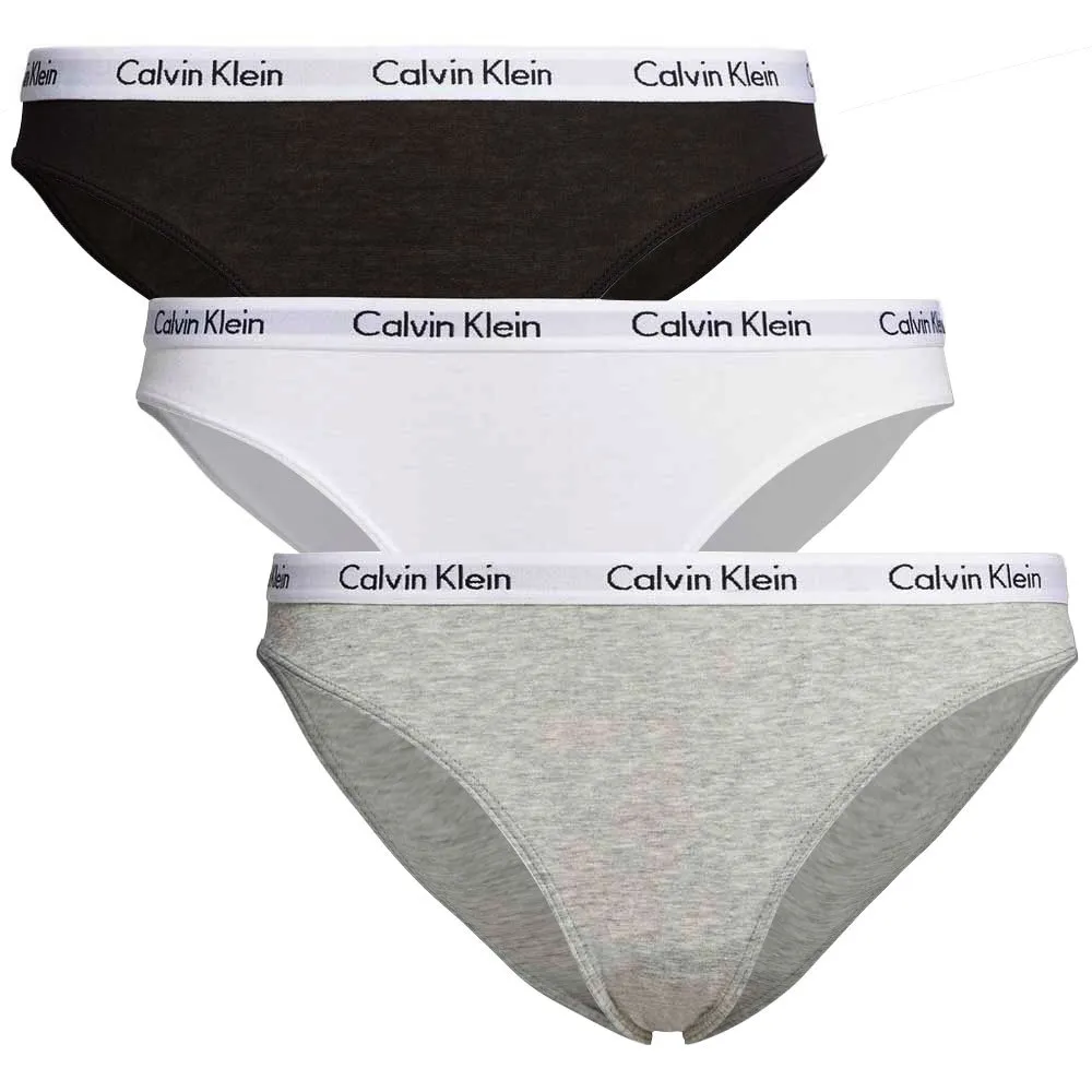 Calvin klein Calcinhas Carousel 3 Unidades Preto | Dressinn