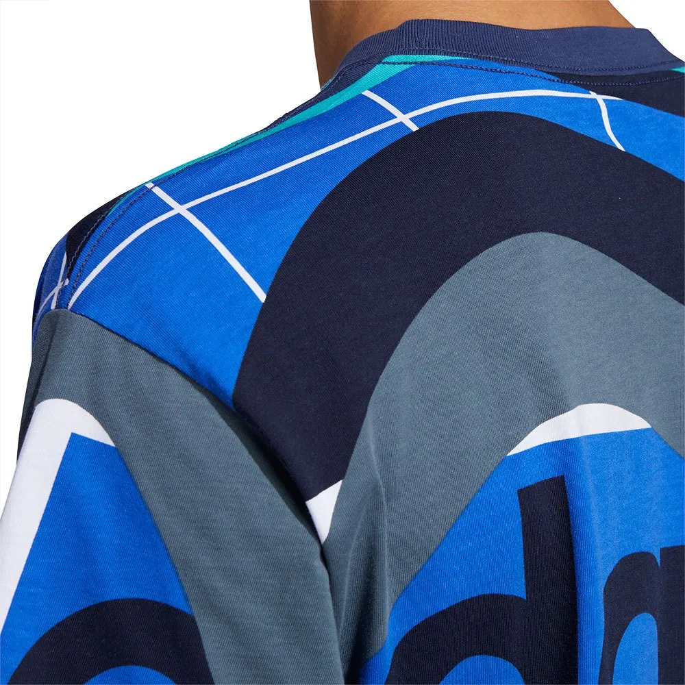 adidas Originals Catalog Allover Print Short Sleeve T-Shirt| Dressinn