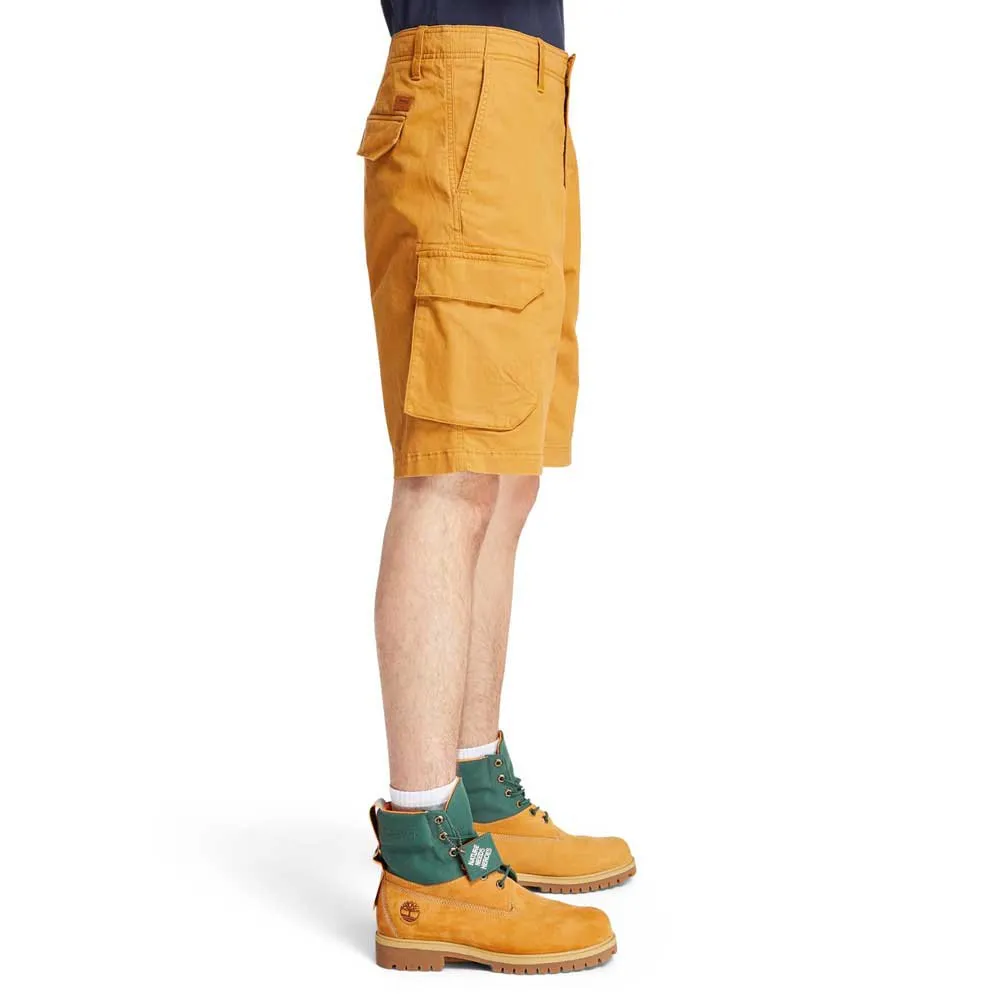 Timberland Tacoma Lake Stretch Twill Cargo Shorts Orange| Dressinn