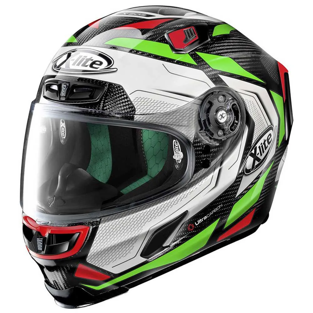 X-lite X-803 Ultra Carbon Caesar Full Face Helmet Black| Motardinn