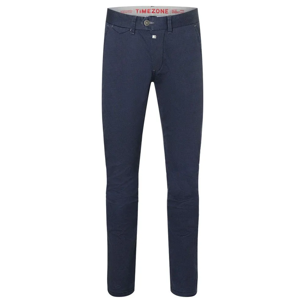 Timezone Slim Jannotz Chino Pants Blue | Dressinn