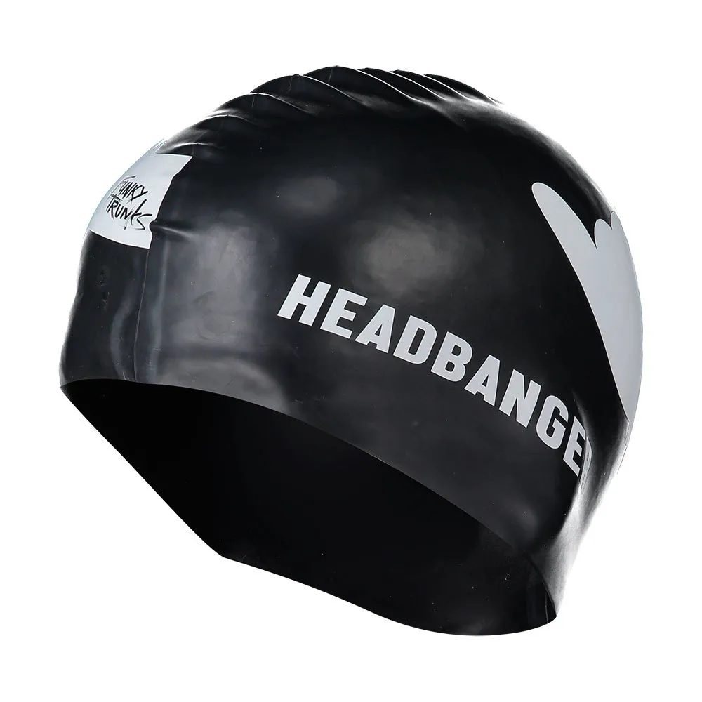 Funky trunks Silicone Swimming Cap Black | Swiminn