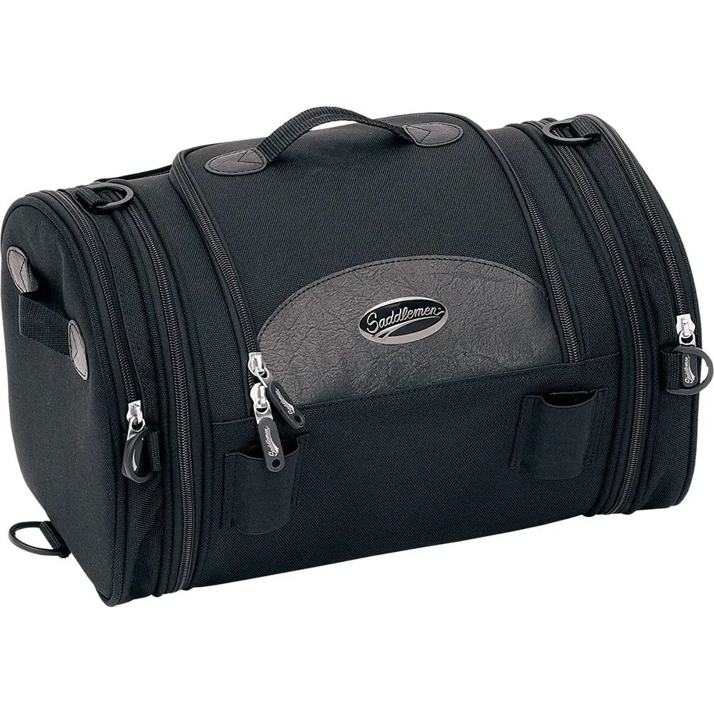 Saddlemen R1300LXE Deluxe Roll 21.3L Motorcycle Bag Black| Motardinn