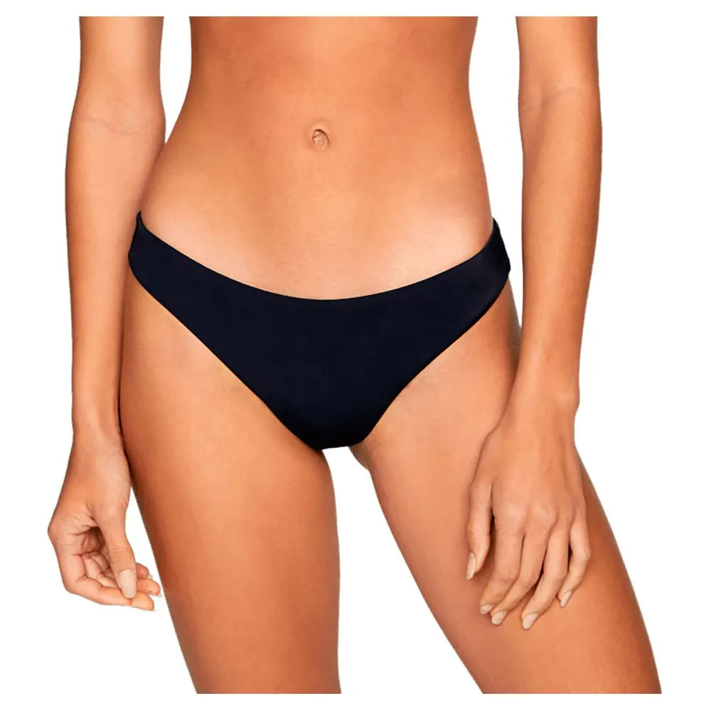 Rvca Solid Cheeky Bikini Bottom Black | Dressinn