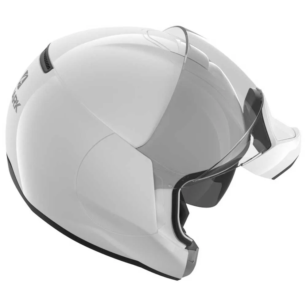 Shark Evojet Blank convertible helmet White | Motardinn