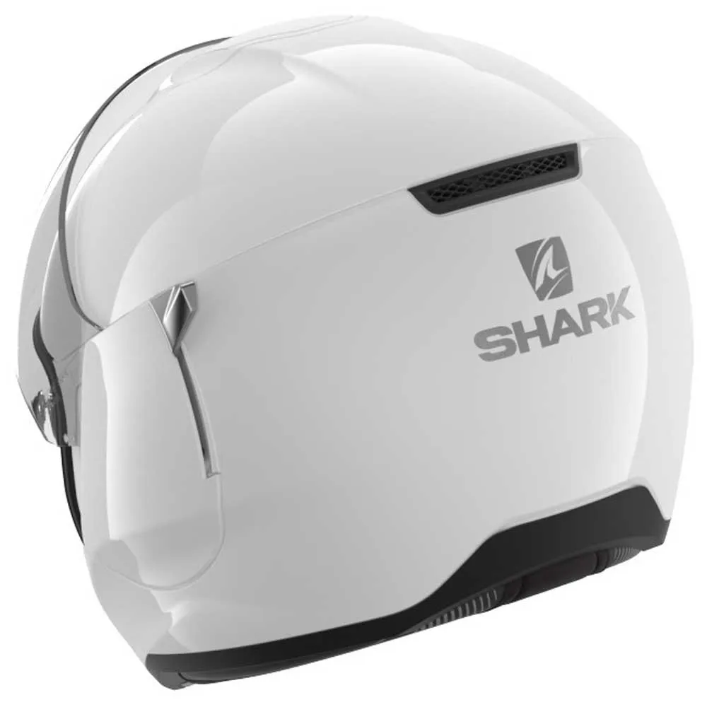 Shark Evojet Blank convertible helmet White | Motardinn