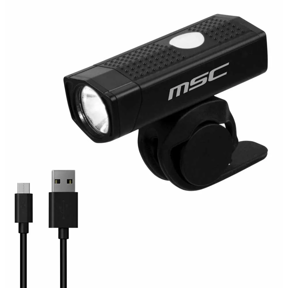 MSC Grow LED Front Light, Black | Bikeinn