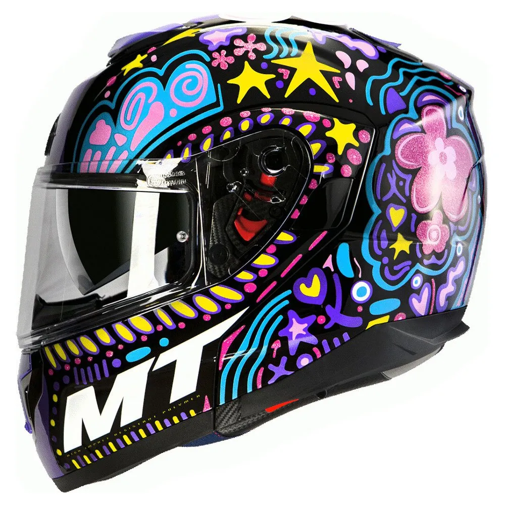 MT Helmets Atom SV AXA Modular Helmet Black | Motardinn