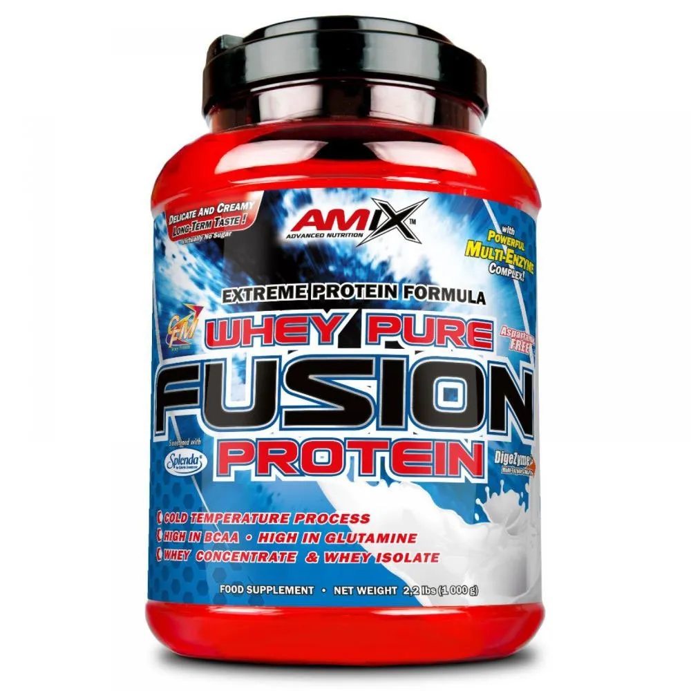 Amix Pro Fusion Whey chocolate 1Kg, Red | Bikeinn