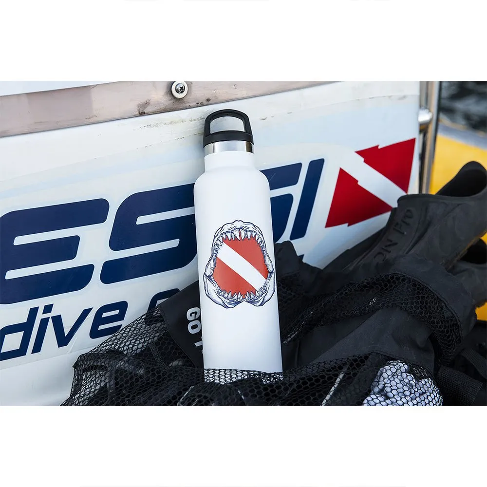 Fish tank Jaws Garrafa 600ml Branco | Diveinn