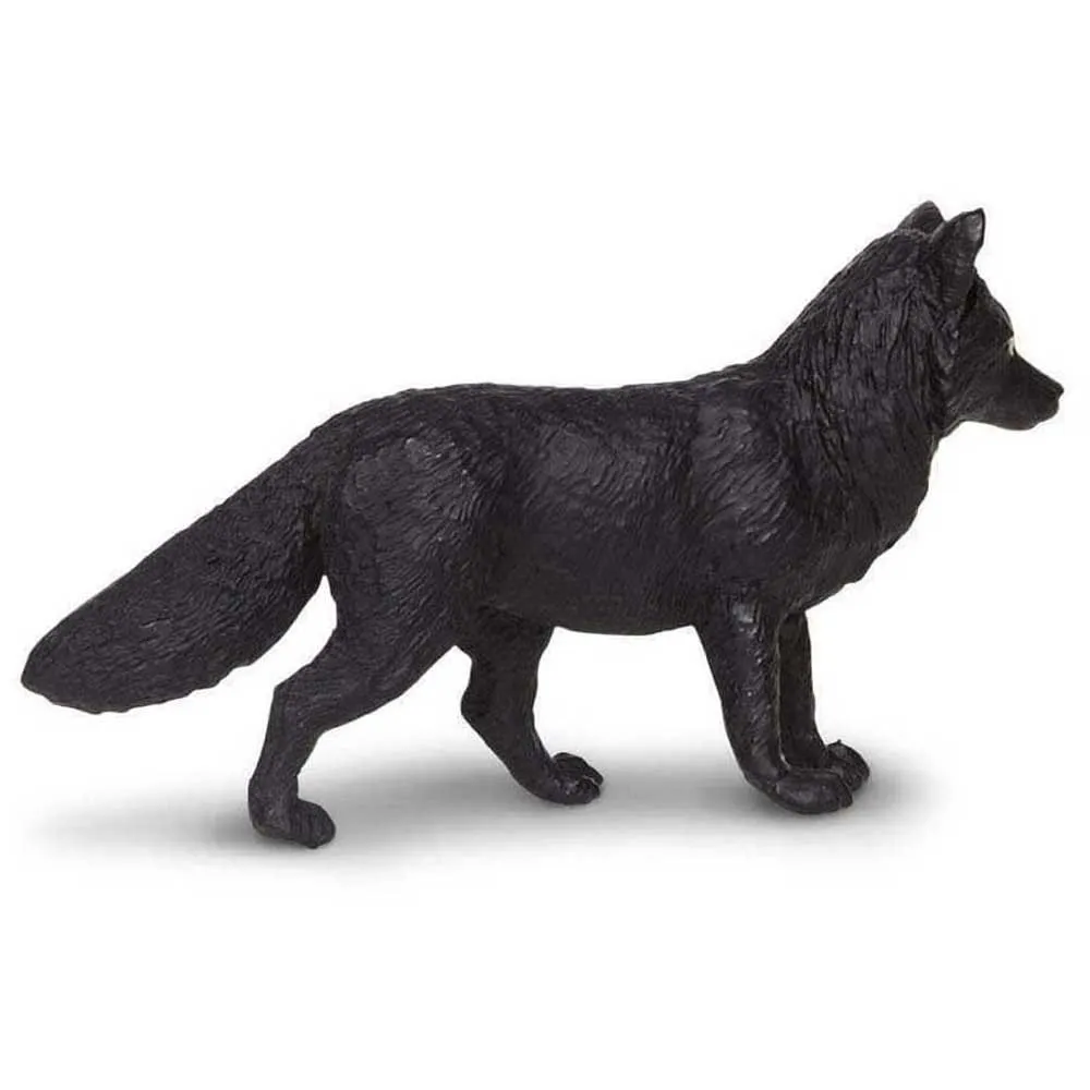 Safari ltd Black Fox Figure Black | Kidinn
