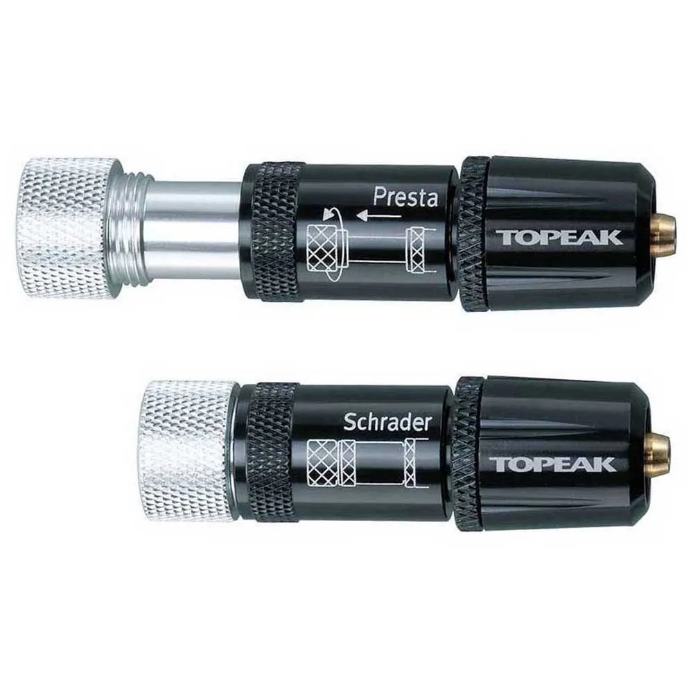 Topeak SmartHead ThreadLock Pump Head, Black | Bikeinn