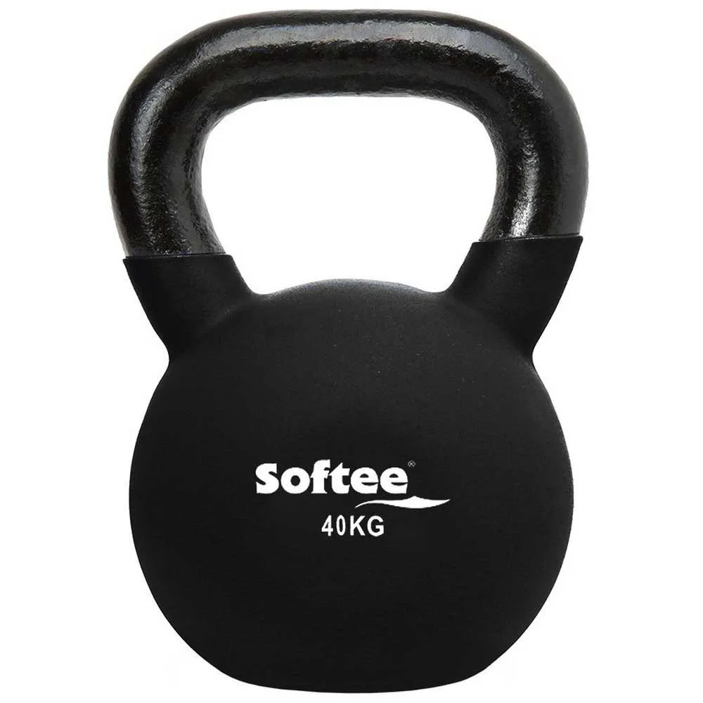Softee Neoprene kettlebell 40kg Black | Traininn