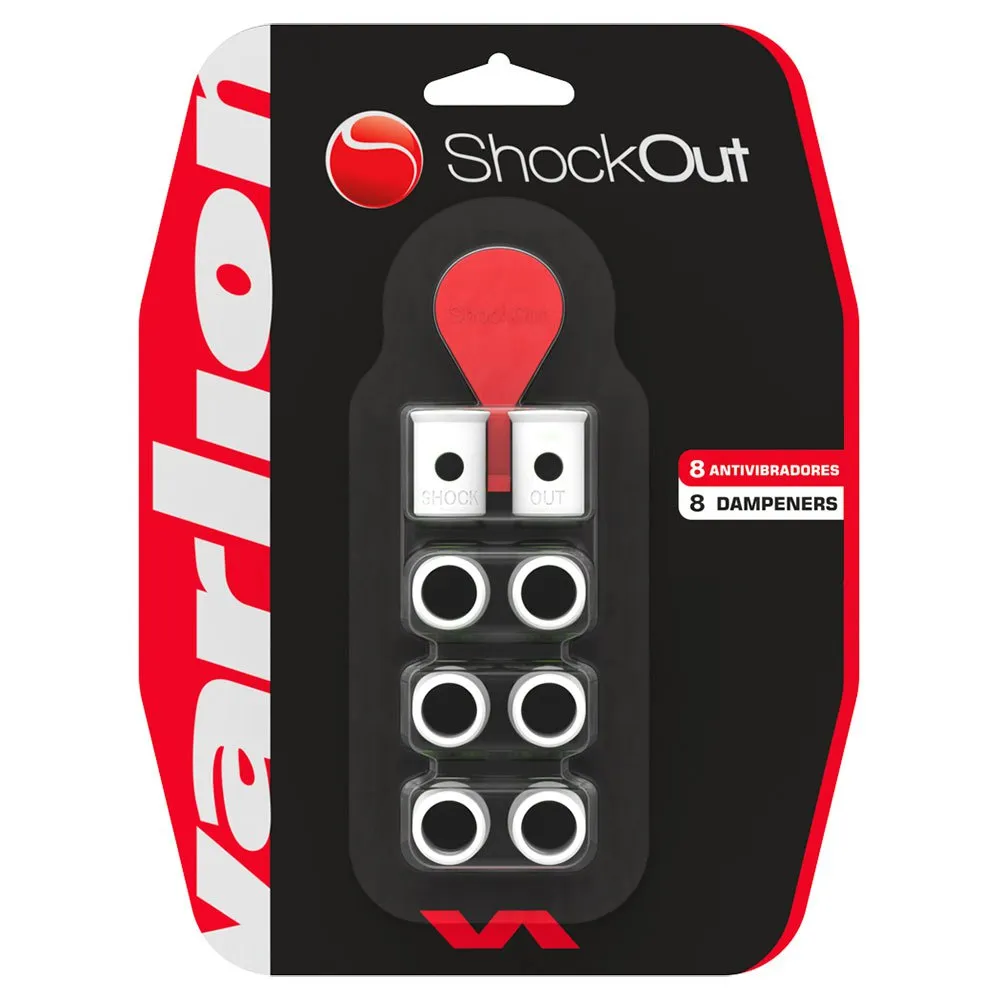 Varlion Shock Out Padel Racket Dampeners 8 Units Black | Smashinn