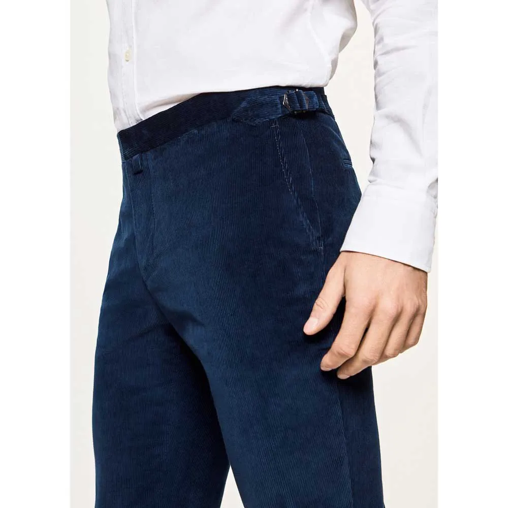 Hackett Stretch Cord Pants Blue | Dressinn