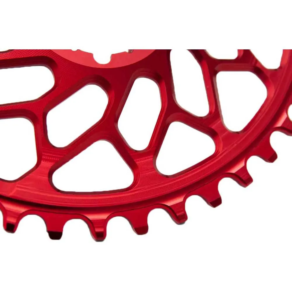 Absolute black Oval Sram Direct Mount GXP/BB30 Chainring, Red | Bikeinn