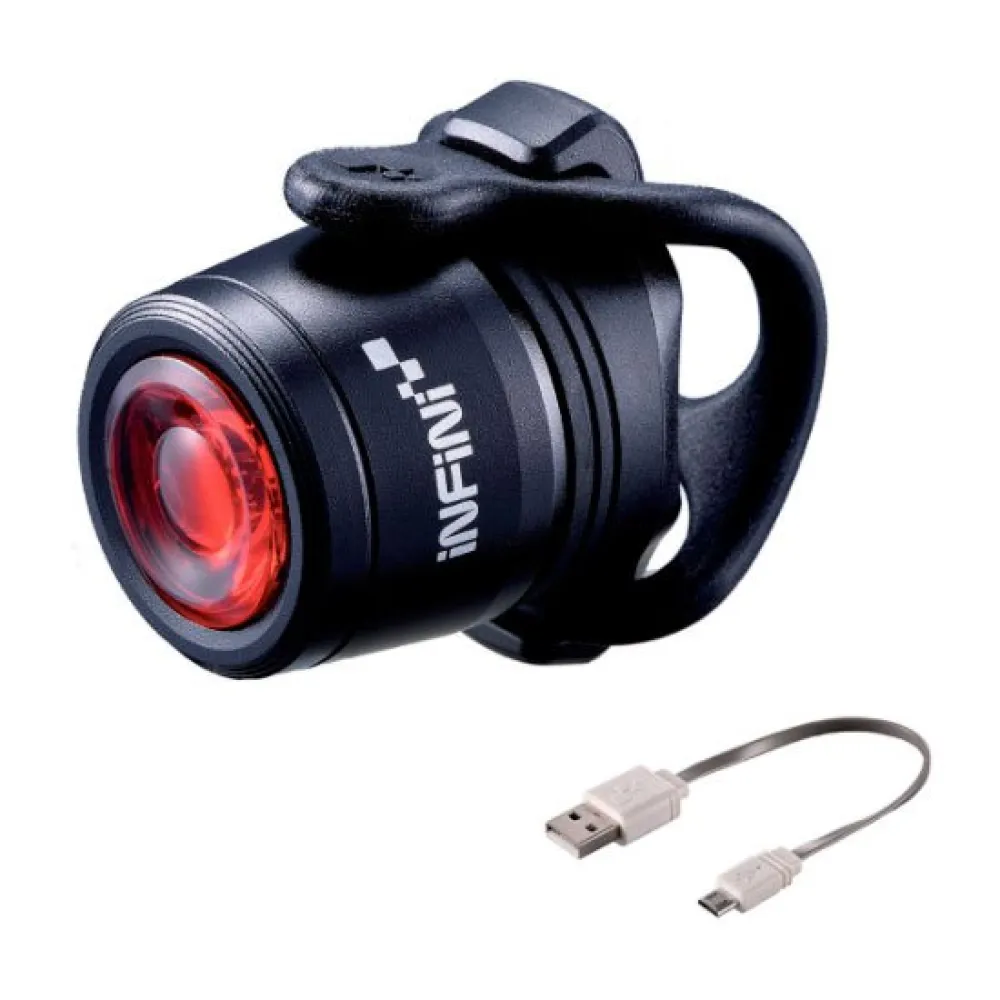 Infini Mini Luxo Rear Light, Black | Bikeinn