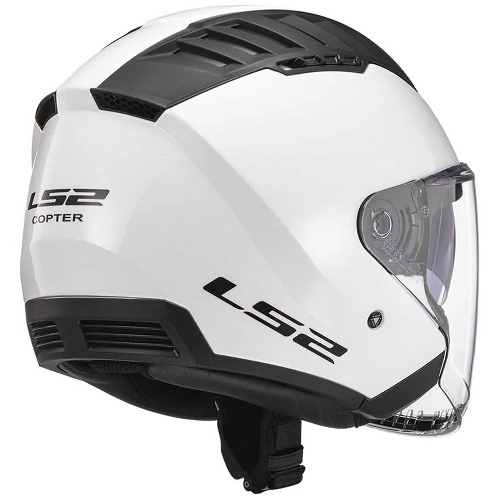 LS2 OF600 Copter Open Face Helmet White | Motardinn