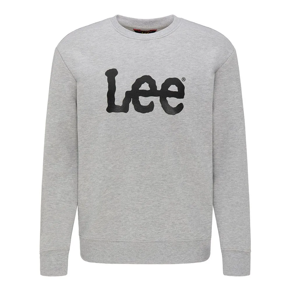Lee Essential Logo Crew Sweatshirt Grey | Dressinn