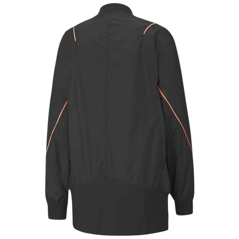 Puma Train Pearl Woven Jacket Black | Runnerinn