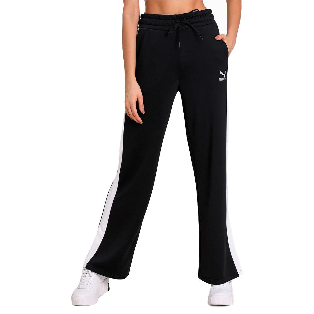 Puma Classics Wide Leg Leggings Black | Dressinn