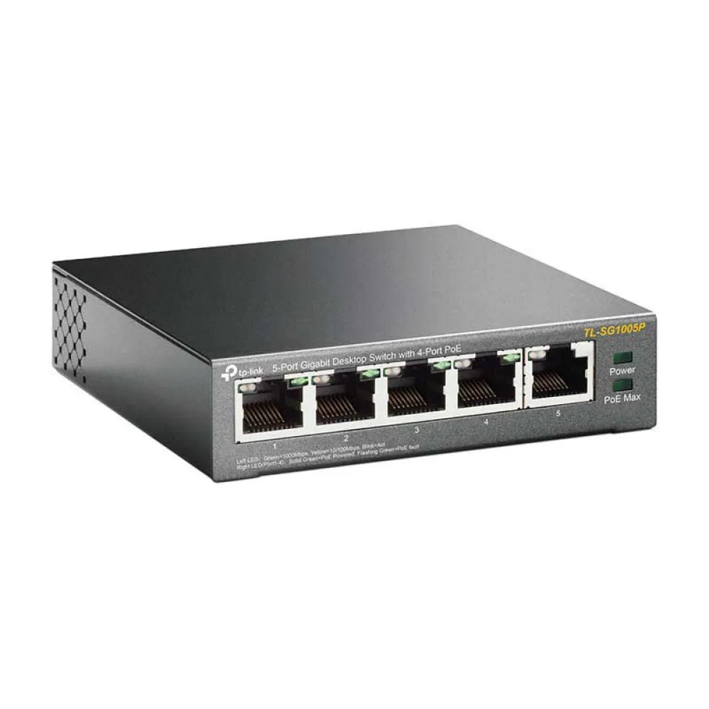 Tp-link Interruptor Gigabit PoE SMB 5 portas | Techinn