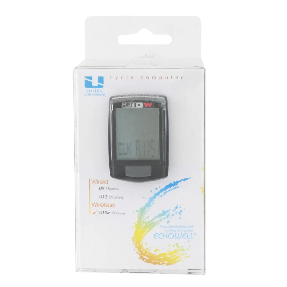 Echowell Cykelcomputer U10W, Sort | Bikeinn