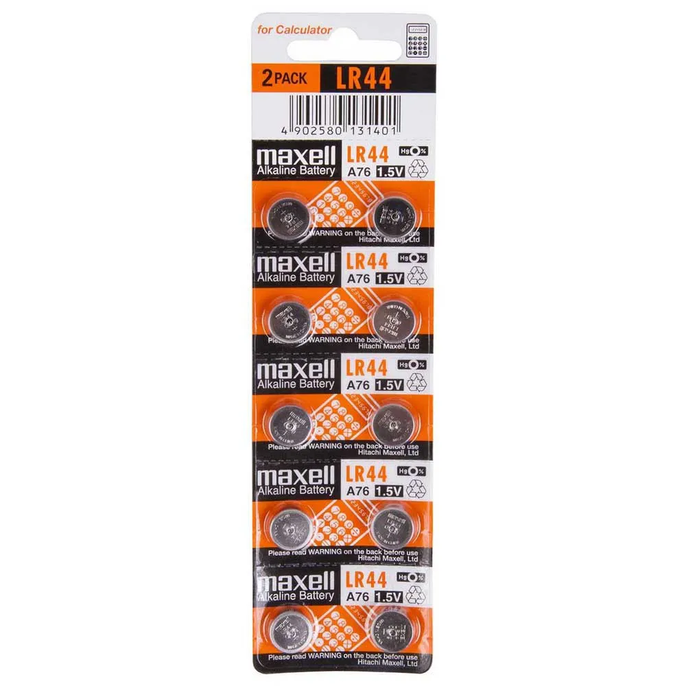 Maxell LR44/AG13/A76/L1154F Alkaline 10 Unidades | Dressinn