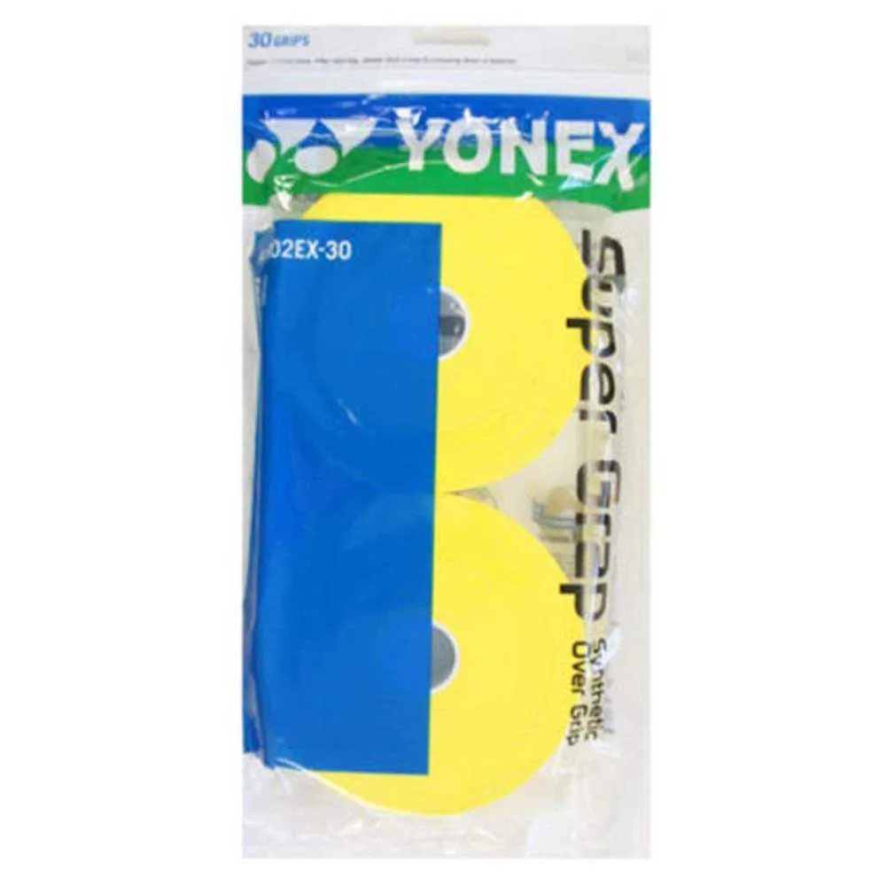 Yonex Super Grap AC102EX tennis overgrip 30 units Yellow| Smashinn