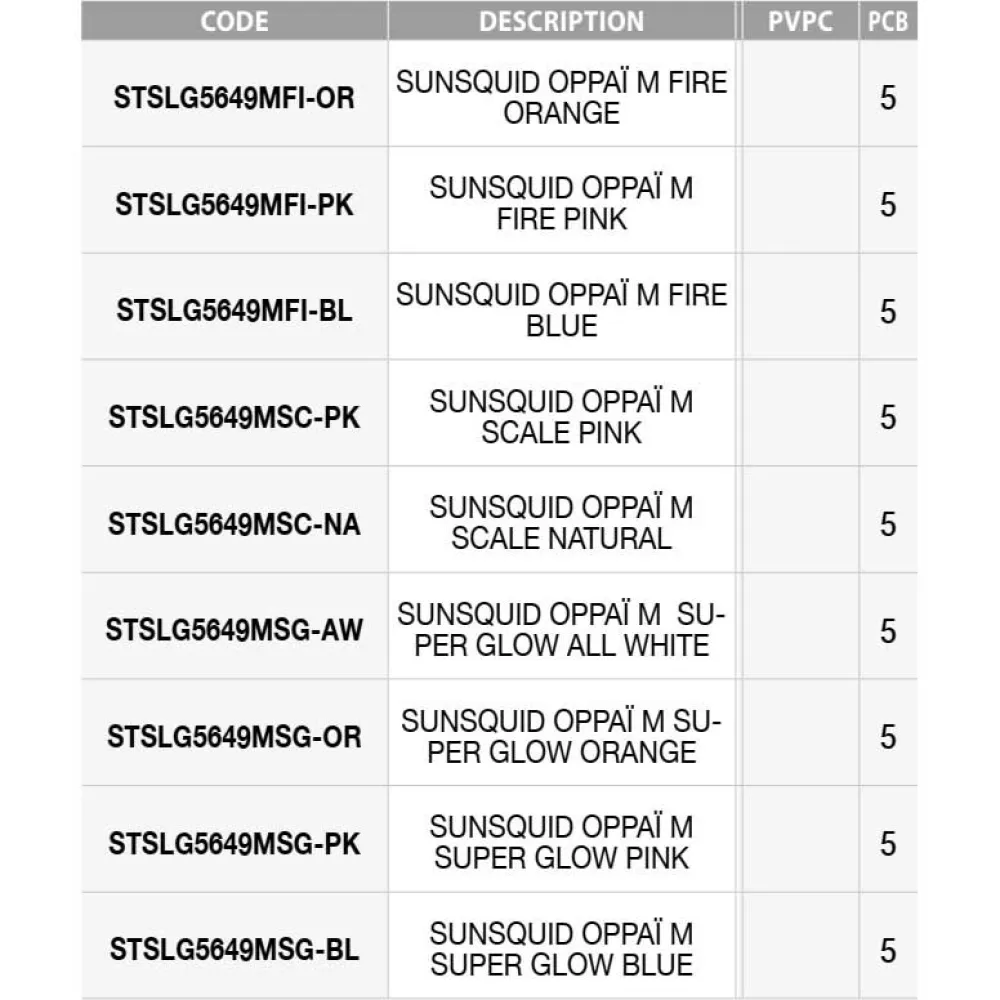 Sunset Jibionera Sunsquid Oppai 65 mm Multicolor | Waveinn
