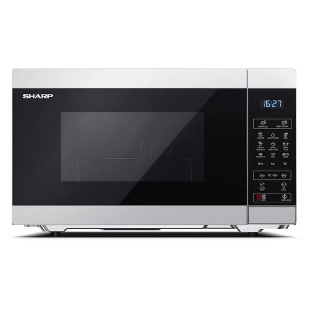 Sharp 900W Touch Microwave Grill Silver | Techinn