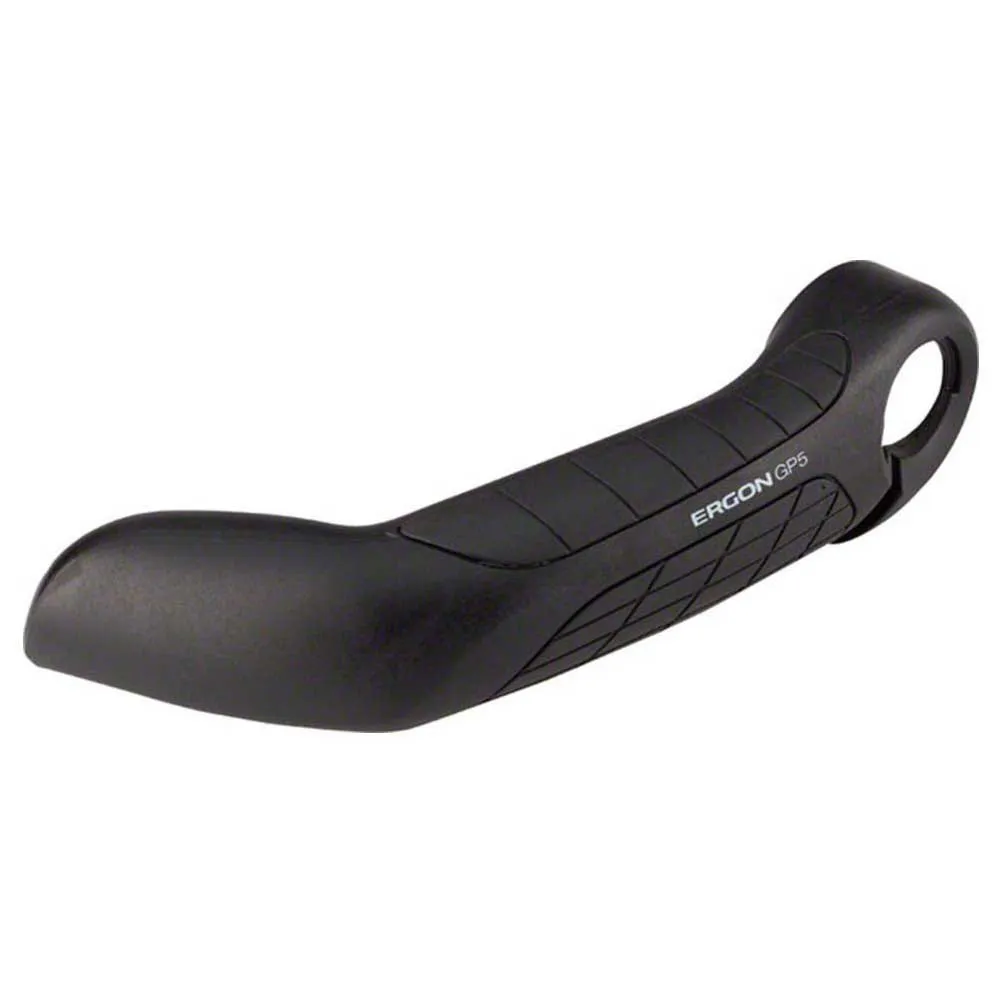 Ergon GP5 GFK Left Bar End, Black | Bikeinn