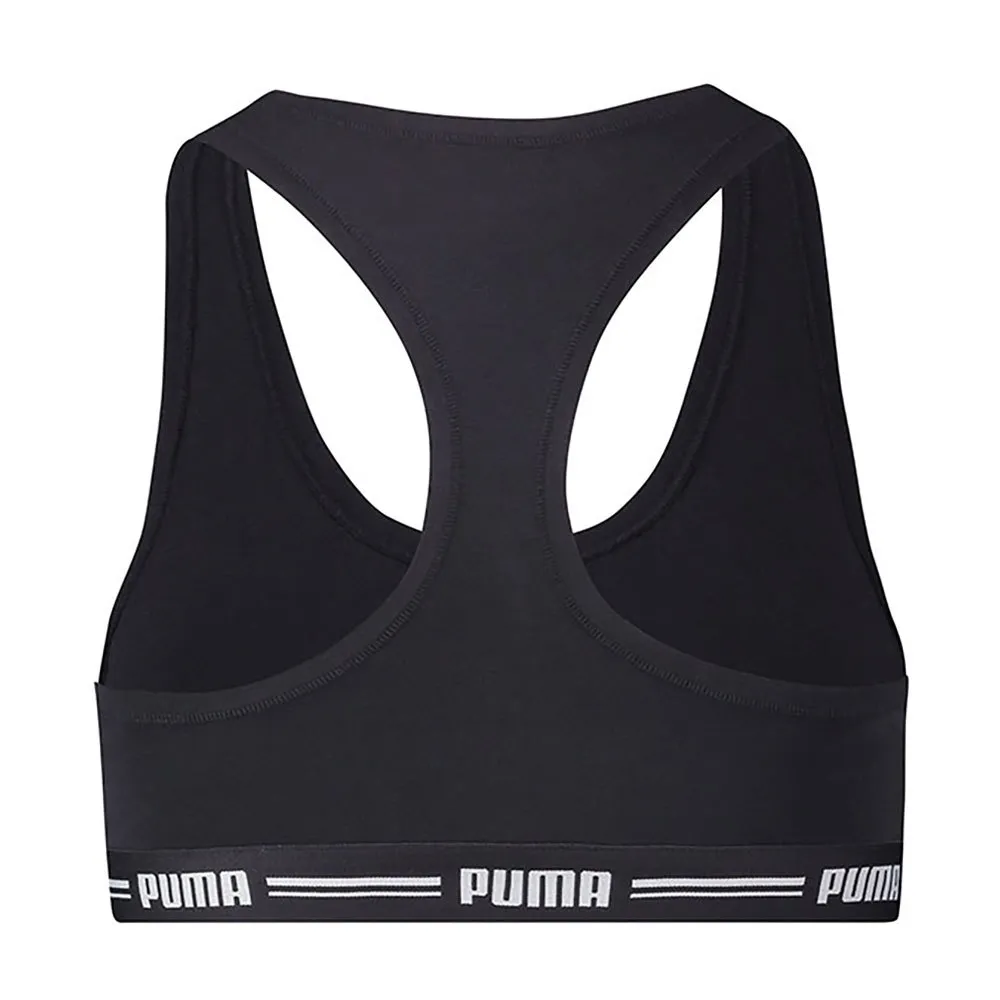 Puma Racer Back sports bra Black | Trekkinn