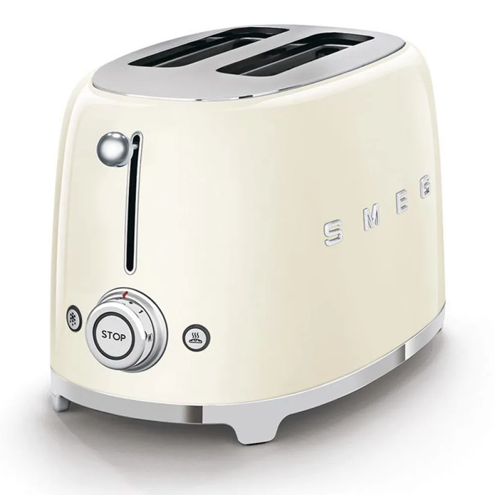 Smeg TSF01 50s Style toaster 2 slots Beige | Techinn