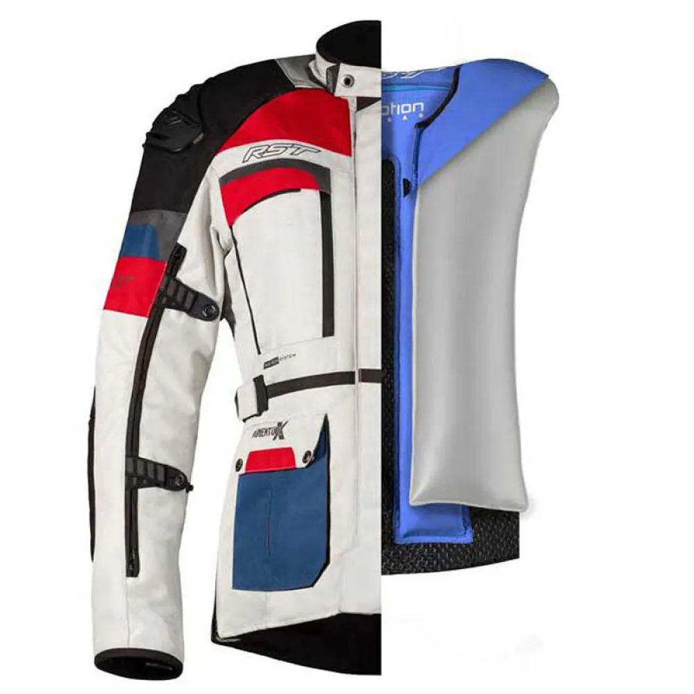 RST Veste Adventure-X Airbag Blanc | Motardinn